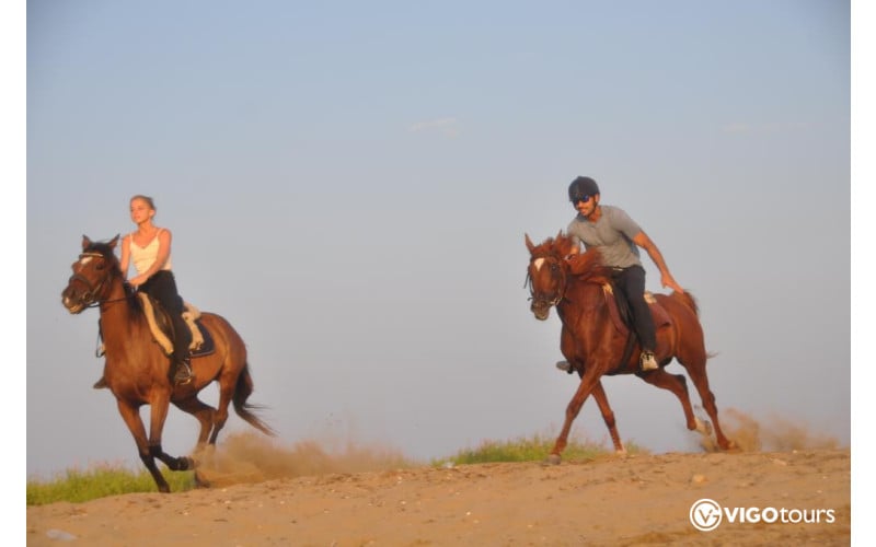 Horse riding tour on the beach in Side Turkey - Vigo Tours